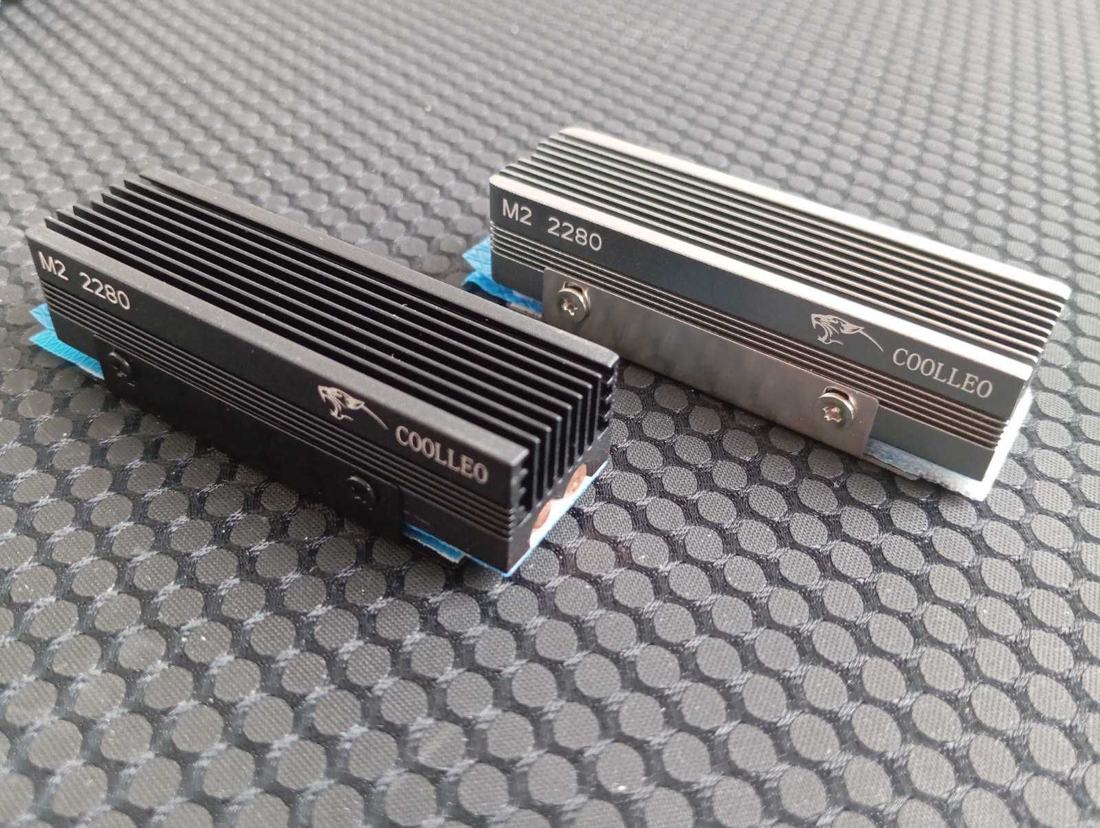 Радиатор CL-SSD-V3 COOLLEO для диска M2 SSD с термотрубками (Новый ...