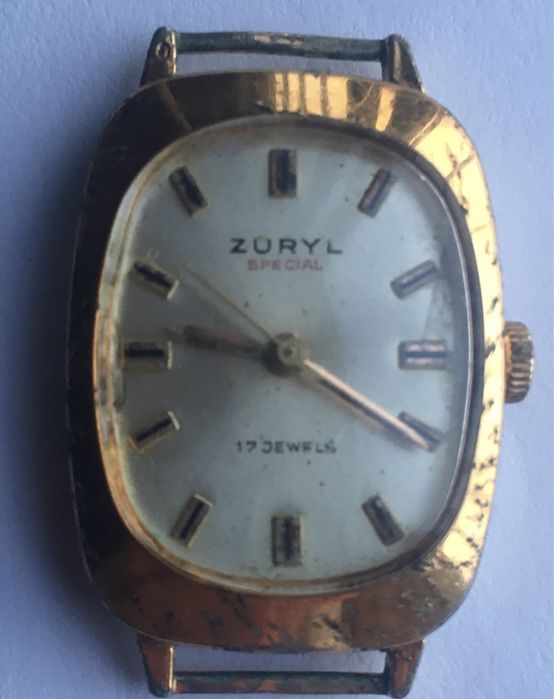 3 relógios mecânicos antigos, Cristal Watch, Eletta, ZURYL Silvares ...