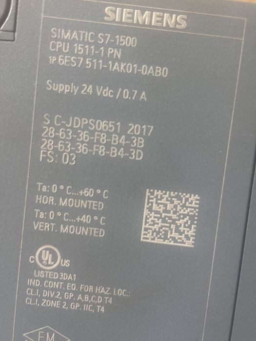 Siemens CPU SIMATIC S7-1500 Kutno • OLX.pl