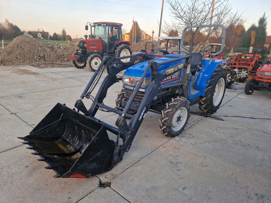Traktorek japoński Iseki Geas 25 25KM 253 wspomaganie rewers 4x4 Janów ...