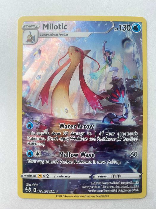Karta Pokemon: Milotic (SIT TG02) / Silver Tempest Warszawa Bemowo • OLX.pl