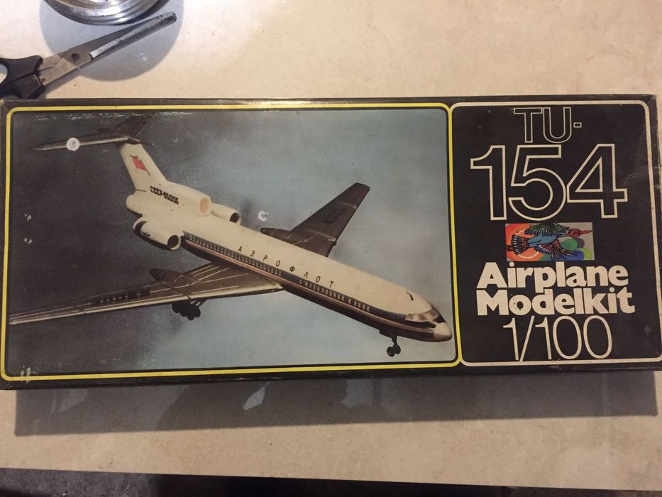 Масштабна Модель літака ТУ-154 1/100 ГДР: 1 500 грн ...