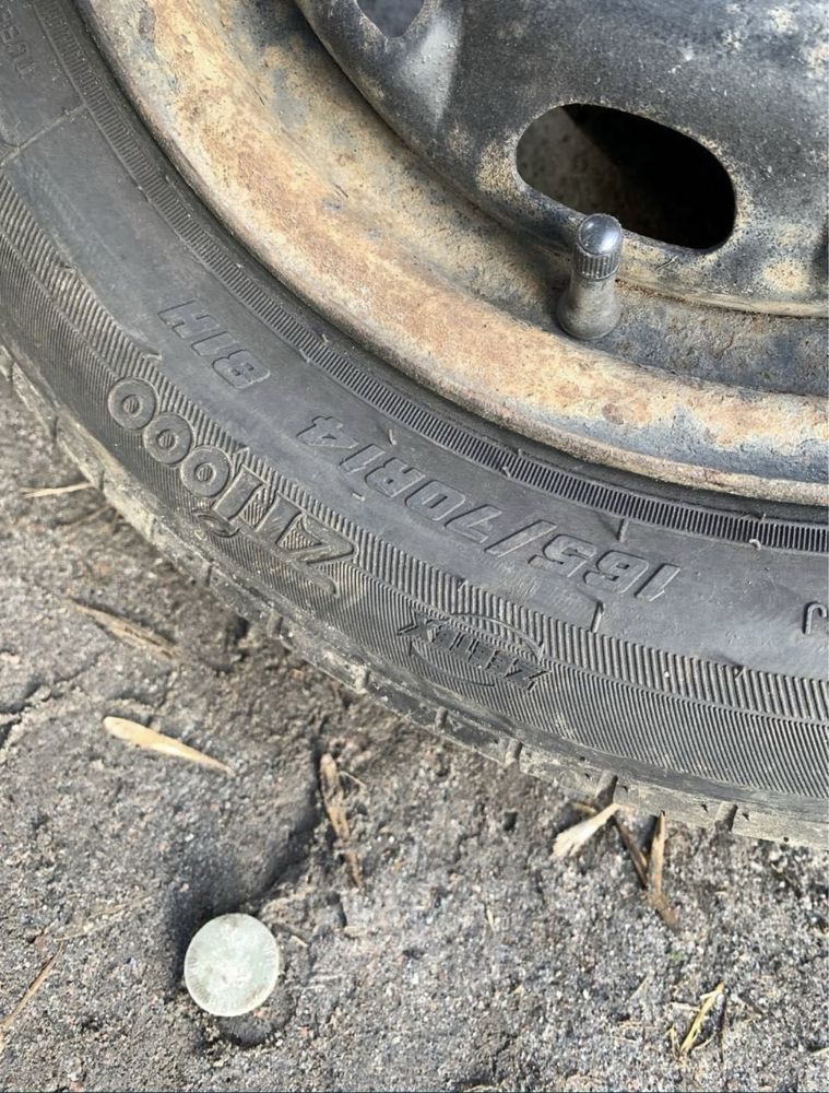 Диски с резиной зима 165/70 R14: 750 грн. - Колеса в зборі Кременчук на Olx