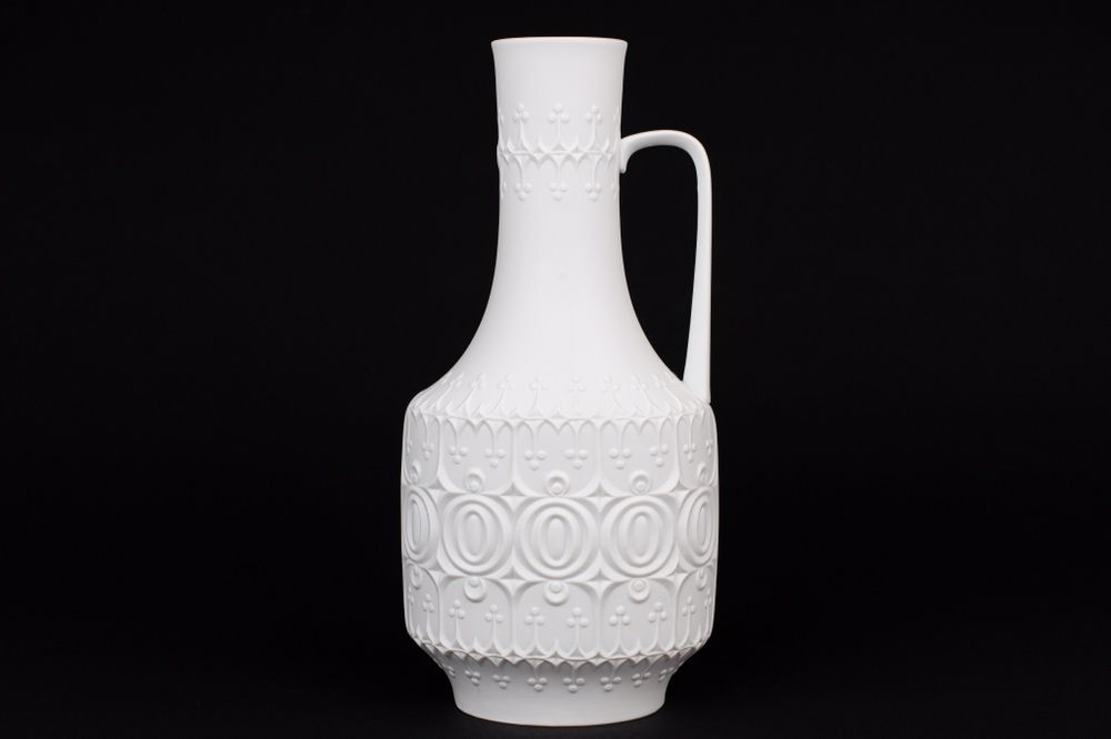 Kaiser wazon porcelanowy biskwit lata 70-te vintage Niemcy Stargard ...