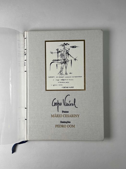 Mário Cesariny e Pedro Oom - Corpo Visível Edições Prates 1996 Alvalade ...