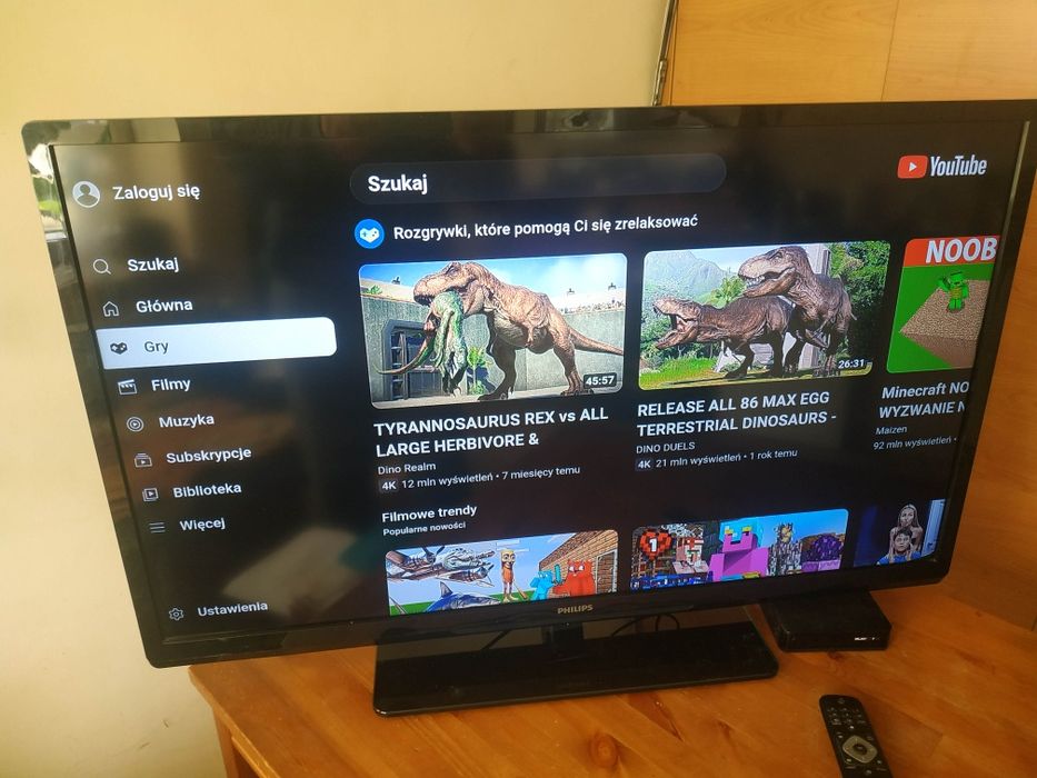 Tv 40" Philips+Smart TV dekoder WIFI android tv YouTube Netflix Okazja Warszawa Bemowo • OLX.pl