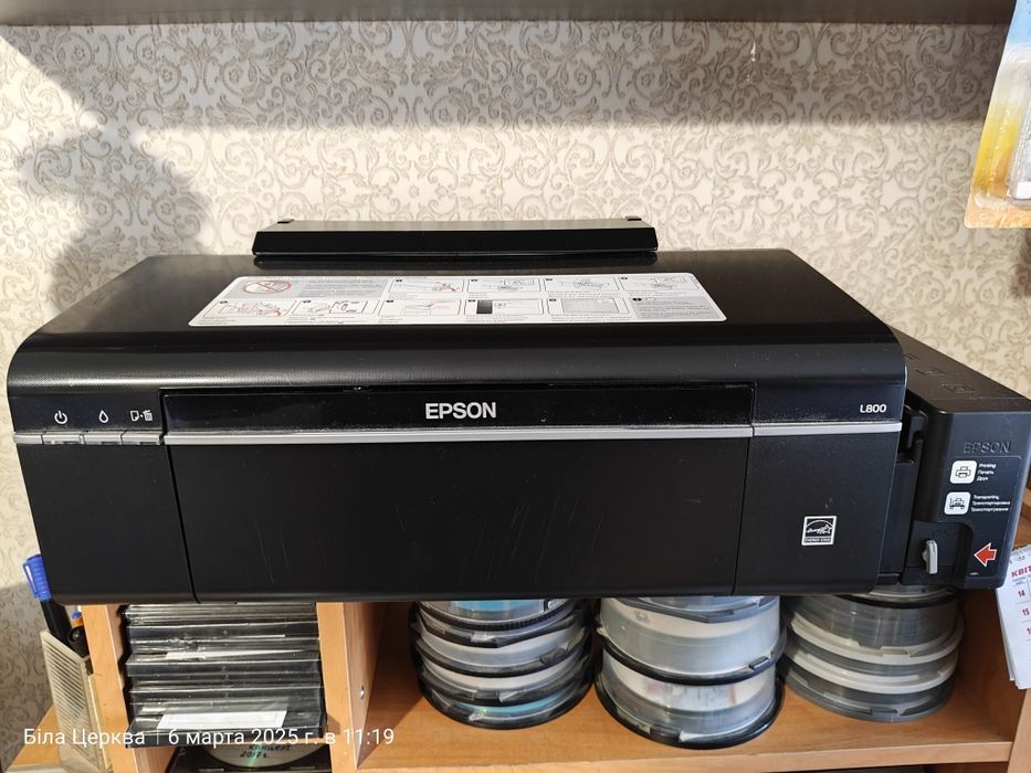 Продам Epson L800 EPSON Артикул C11CB57301 Технологія друку струменеви ...