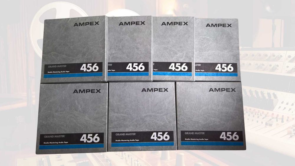 Ampex 456 Grand Master -nowe taśmy 1/2" miks/mastering. Strzelce ...