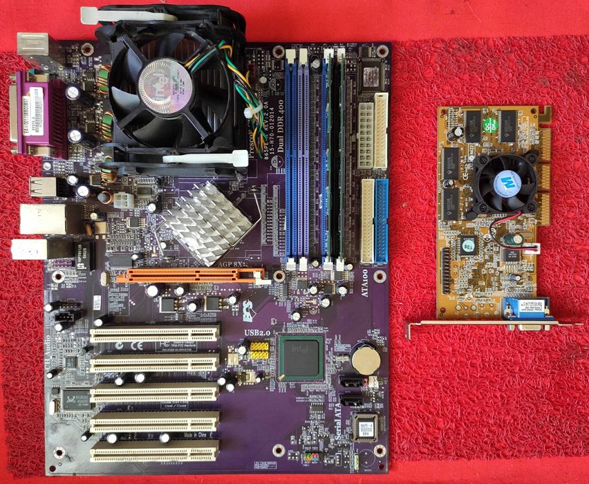 ECS Elitegroup 865PE-A (rev 2.0) + NVIDIA GeForce2 MX 400: 399 грн ...