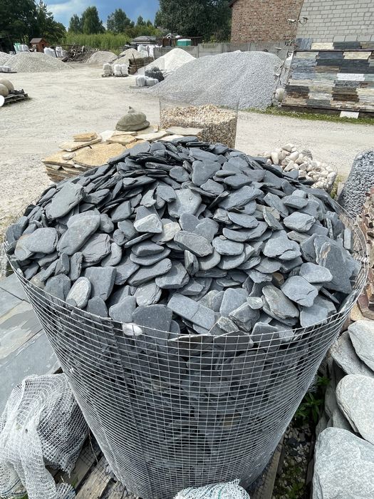 CZARNY ŁUPEK FILITOWY Czarny Kamień do Akwarium Fyllit Iwagumi Seiryu ...