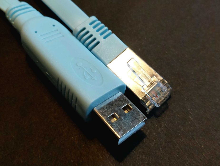 Kabel konsolowy adapter serial RJ45 USB 1.4m Piaseczno • OLX.pl