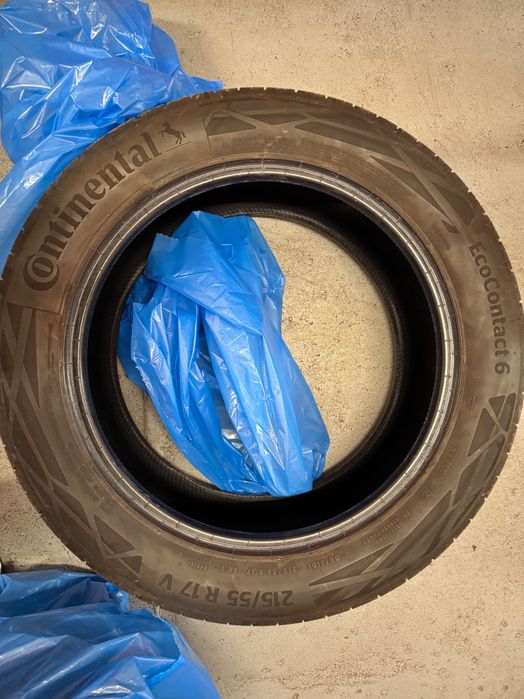Opony letnie Continental 215/55/17 EcoContact 6 Gliwice Stare Gliwice • OLX.pl