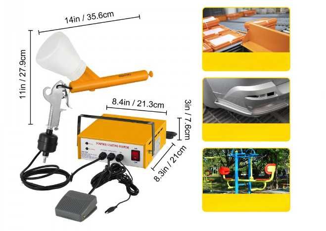 Przenośny Elektrostatyczny Pistolet do Malowania Proszkowego Warszawa Śródmieście • OLX.pl