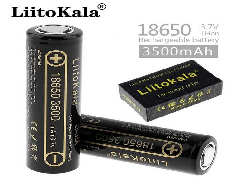 Високоємний Акумулятор LiitoKala Lii-35A 18650 3500mAh 10A Li-Ion: 144 ...