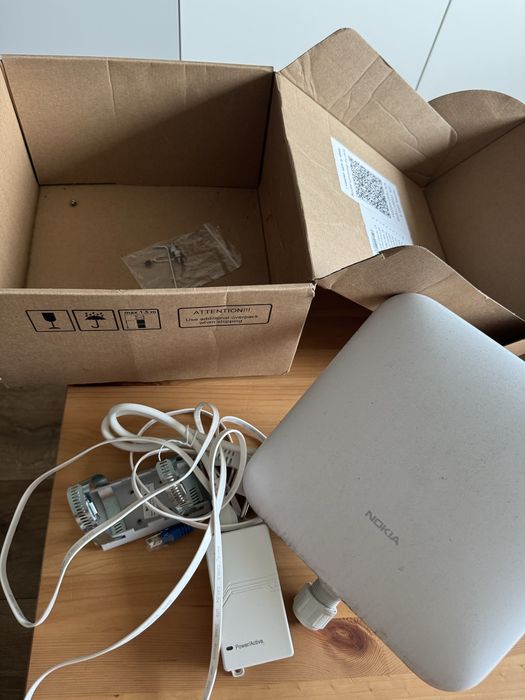 Modem router zewnetrzny na karte sim LTE 4G Nokia 4G05-B odu gwarancja ...