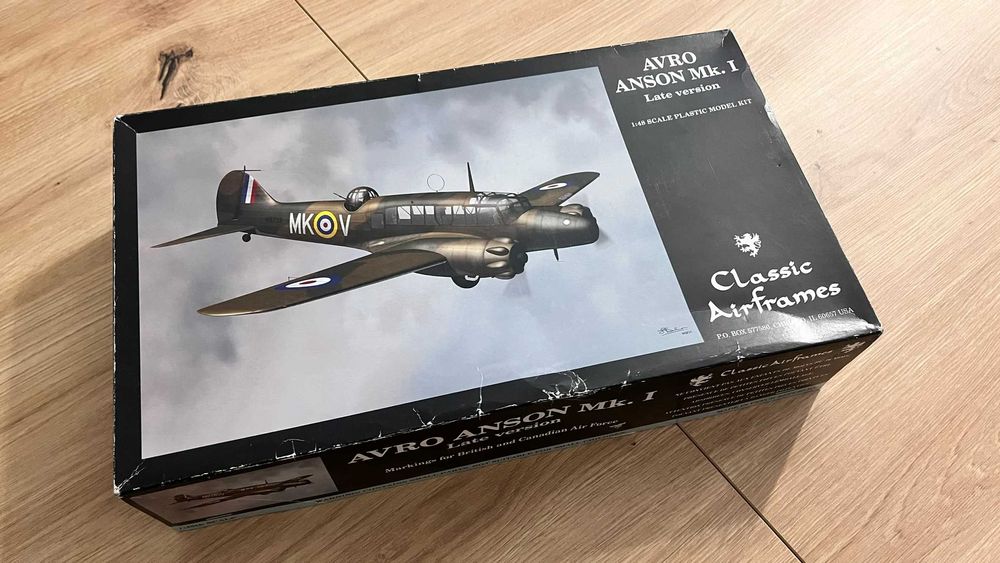 Classic Airframes KIT No. 4118, Avro Anson Mk.I Late version Murzynowo ...