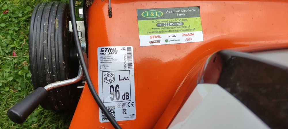 Kosiarka akumulatorowa stihl RMA 248 Pszów • OLX.pl