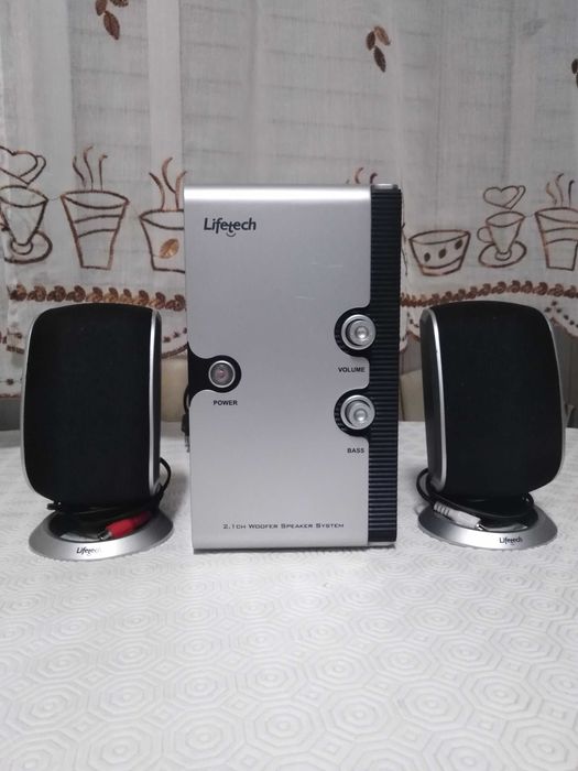 Sistema de Som Lifetech 2.1 CH Woofer Speaker System Tavarede • OLX Portugal