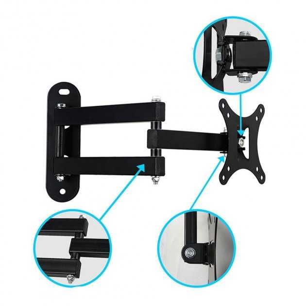 Настінне кріплення кронштейн для телевізора 14 55 Hdl 117b2 до 50 кг 294 грн Аксессуары для