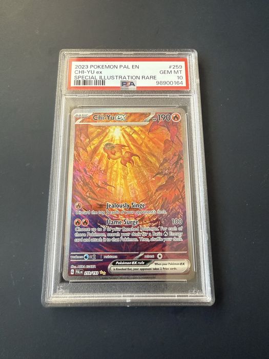 Chi-Yu Ex PSA 10 [PAL 259/193] Karta Pokemon Wrocław Krzyki • OLX.pl