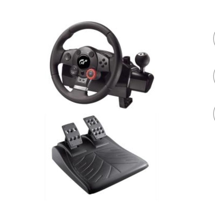 Volante Game - Logitech Driving Force GT Viseu • OLX.pt