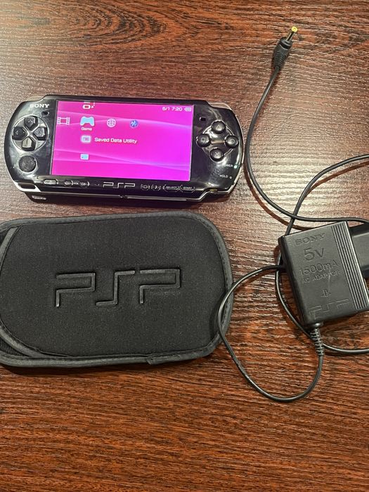 Psp 3004 karta 64 gb z mega ilościom gier Szczecin Dąbie • OLX.pl