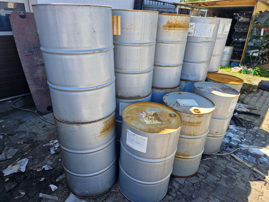 BECZKA METALOWA BECZKI 200L 208L paliwo olej woda szambo wędzarnia Zabrze • OLX.pl