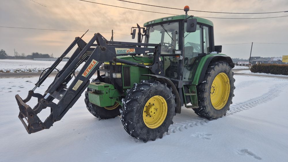 John Deere 6210 z ładowaczem czołowym, turem Ostroróg • OLX.pl