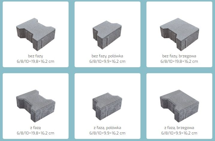 Kostka brukowa Behaton, Kość, TETKA gr. 8 cm Polbruk Promocja Orzech • OLX.pl