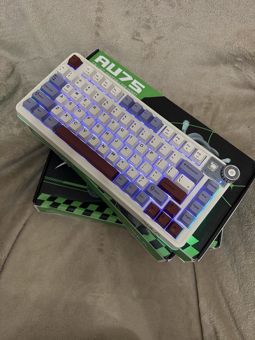 !! AULA AU75 — механическая клавиатура 75% RGB | 2.4G / BT / Type-C ...