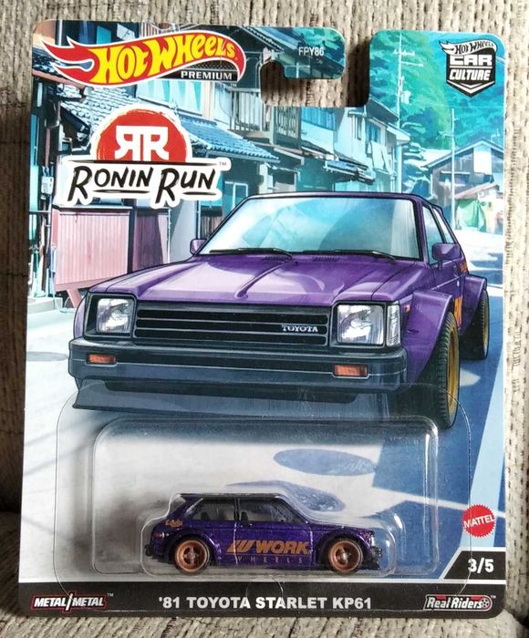 Hot Wheels Premium - Ronin Run - '81 Toyota Starlet KP61 Ustroń • OLX.pl