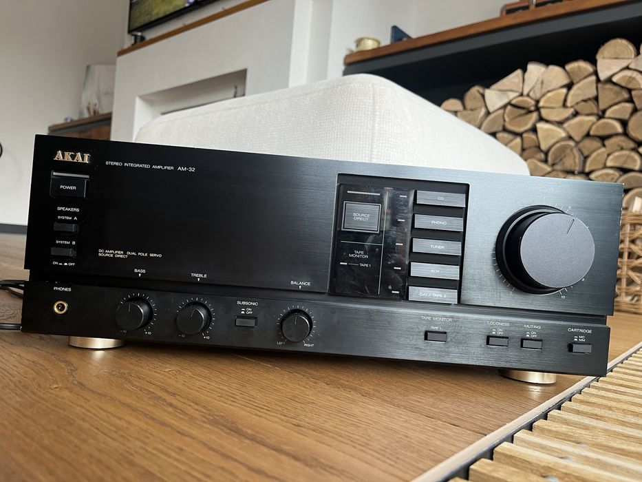 Усилитель AKAI AM-32, MM/MC, 50 Вт/канал / Япония / качественный звук ...