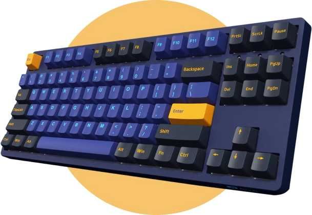 Клавіатура AKKO 3087DS Horizon CS Orange V2 (6925758607735) Black/Blue ...