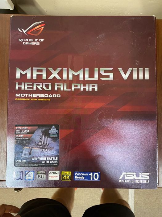 Maximus VIII Hero Alpha материнская плата: 1 400 грн. - Комплектуючі та аксесуари Київ на Olx