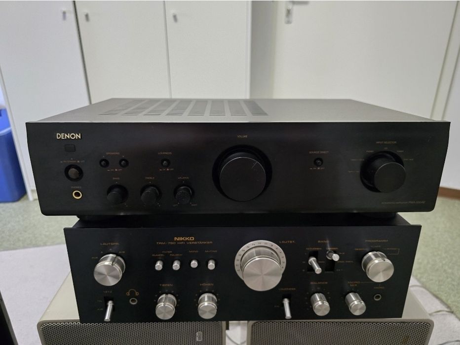 Wzmacniacz denon pma-520ae i model 500 czarny Konin • OLX.pl