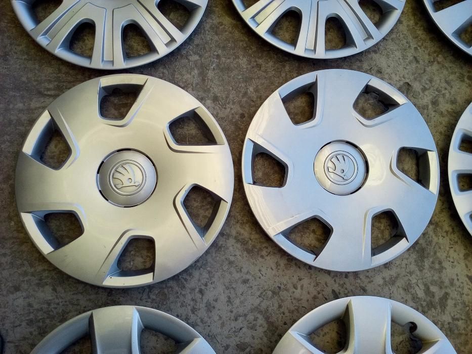 Колпаки,ковпаки ориг,R15,16 Skoda Октавия A7,Rapid,Фабия,Superb03 -16p ...