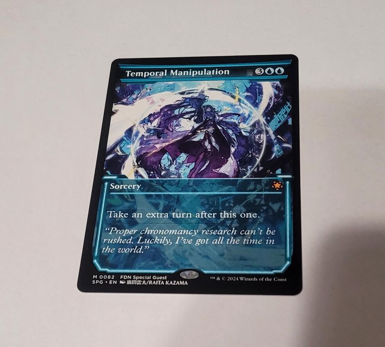 Karta Temporal Manipulation do gry Magic: The Gathering Krąpiel • OLX.pl