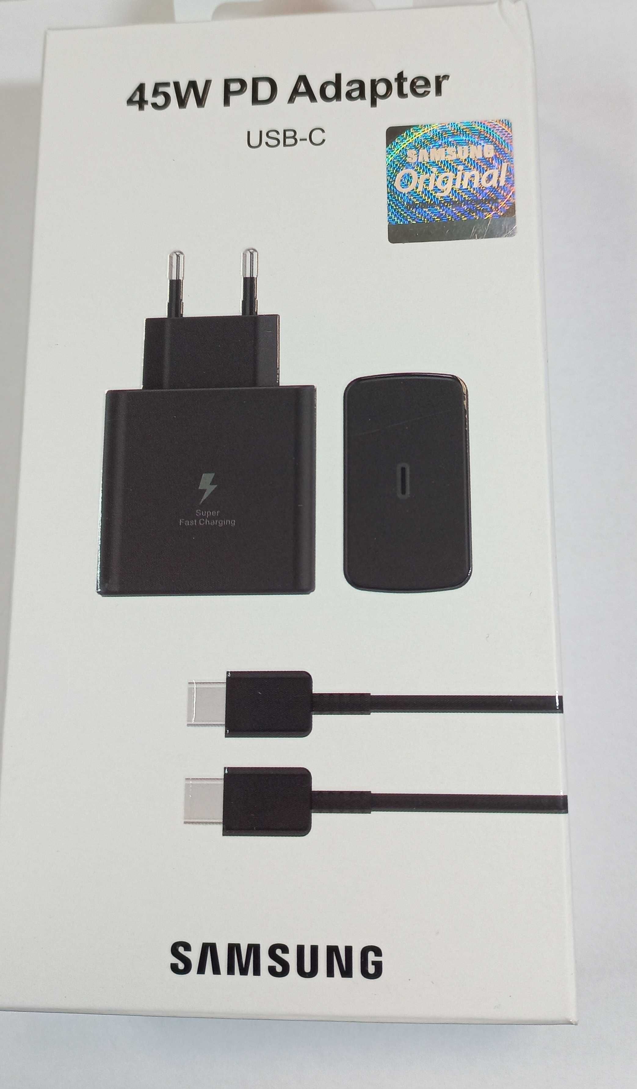 Мережевий Зарядний пристрій Samsung 25W 45 W c кабелем Type-C: 320 грн ...