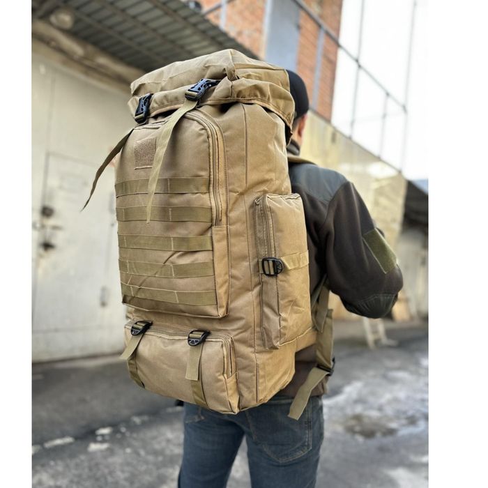 Рюкзак тактический штурмовой зсу баул военный військовий тактичний 80л ...