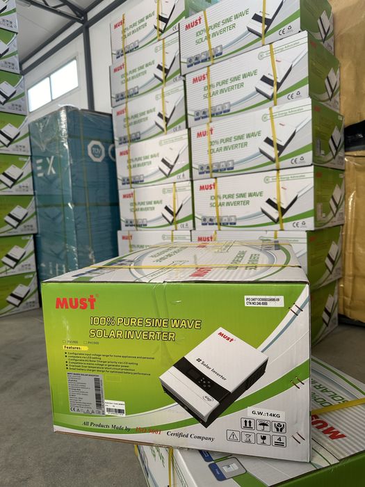 Інвертор гібридний, MUST PV19-6048 EXP, з Wi-Fi модулем, 48V, 6000W: 22 ...