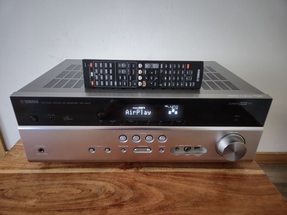 Yamaha RX-V 473 amplituner kina domowego 5.1 3D/4K Łobodno • OLX.pl