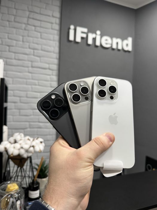 New/open iPhone 15 pro 128/256gb natural,white,black: 36 640 грн ...