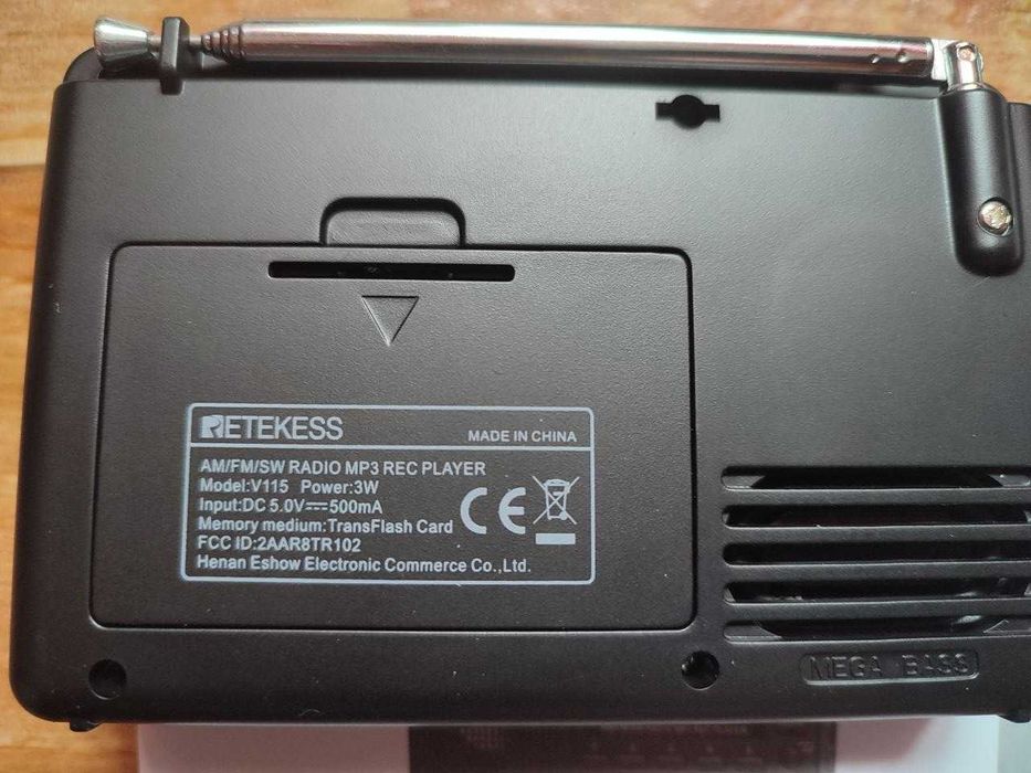 Радіоприймач RETEKESS V115: 680 грн. - Радіоприймачі Звягель на Olx