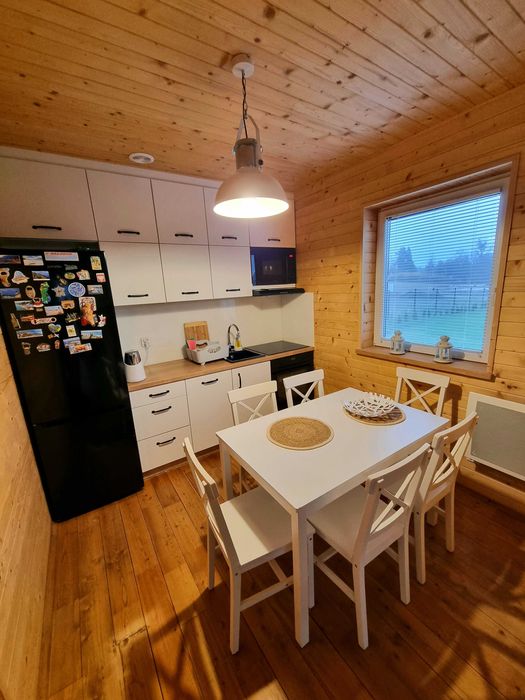 Domek całoroczny nad Jeziorem Mazury Giżycko Jacuzzi Spa Sauna Łódka ...