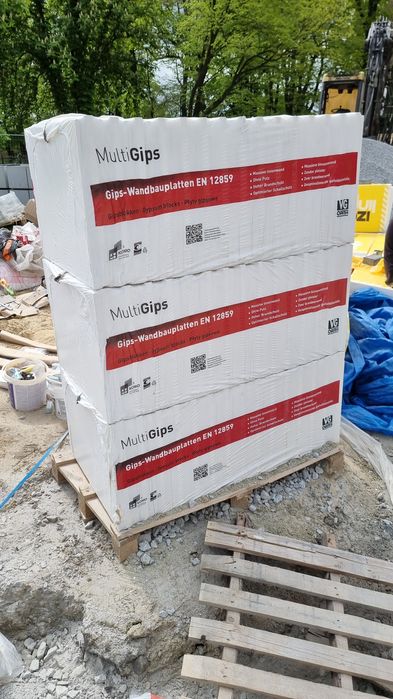 MultiGips bloczki płyty gipsowe do ścianek działowych Zawiszów • OLX.pl