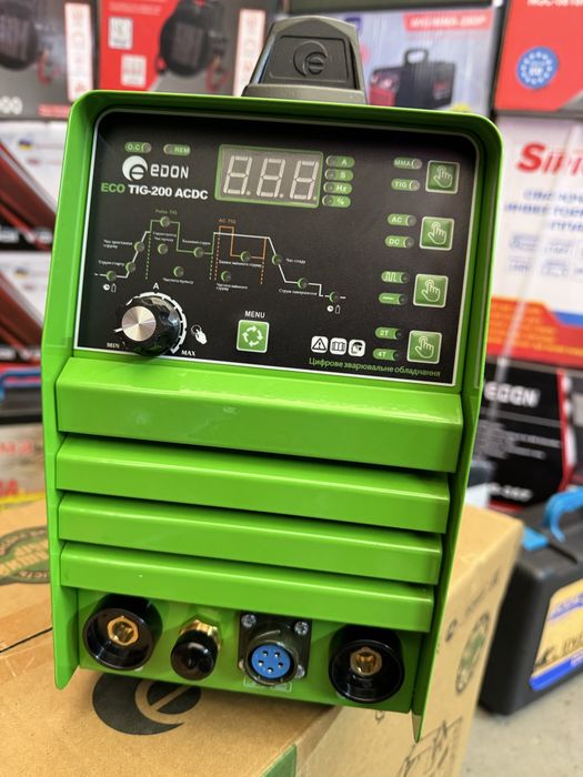 Аргоновая сварка Edon eco tig 200 Edon Pulse Tig 200 ac/dc aргонник: 13 ...