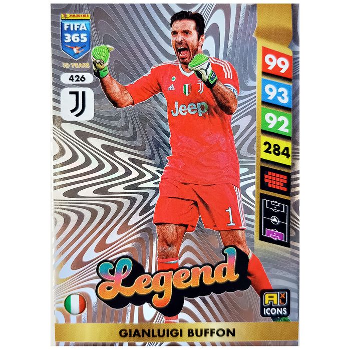 Karta Panini 2025 Fifa 365 Gianluigi Buffon 426 Icons Legend Ruda ...