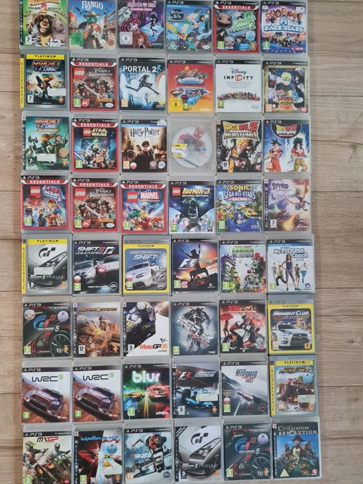 Kolekcja Gry Ps3 Ps4 slim Pro Ps5 Xbox360 one S X Series kinect move ...