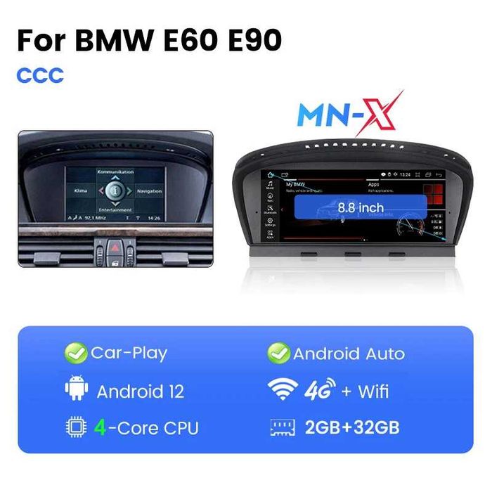 *(NOVO) Auto Rádio GPS ANDROID BMW E60, E61, E90, E91 (Série 3 e 5) Cascais E Estoril • OLX Portugal