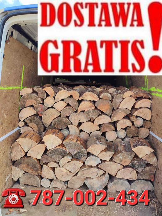 Układane drewno kominkowe opałowe Dąb Buk Wiąz Jesion Brzoza Olcha Sos Międzychód • OLX.pl